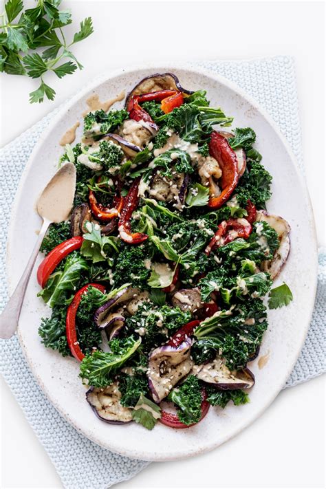 Smokey Eggplant Salad With Tahini Defeat Diabetes