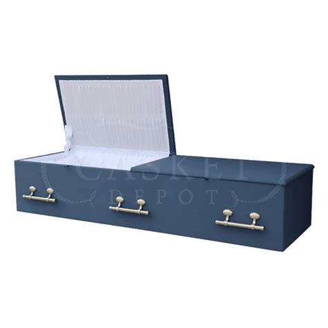 Blue Sky Cloth Covered Casket