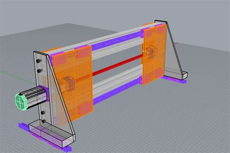 X Axis D CAD Model GrabCAD