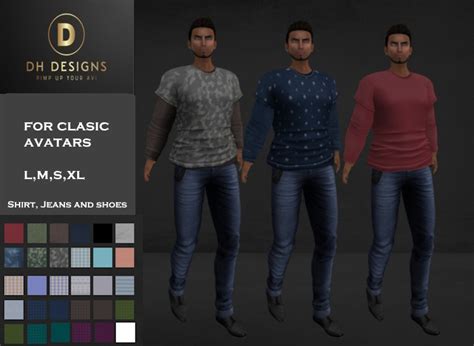Second Life Marketplace Outfit Ethan Classic Avatars