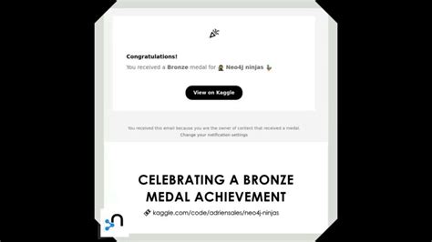 🥉 Neo4j Ninjas Kaggle Notebook Got A Bronze Medal Adrien Sales