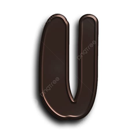 Letter U Hd Transparent Letter U Chocolate Transparent Background