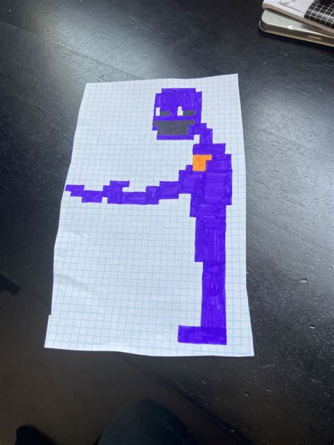 William Afton In 2024 Pixel Art Fnaf Art Afton