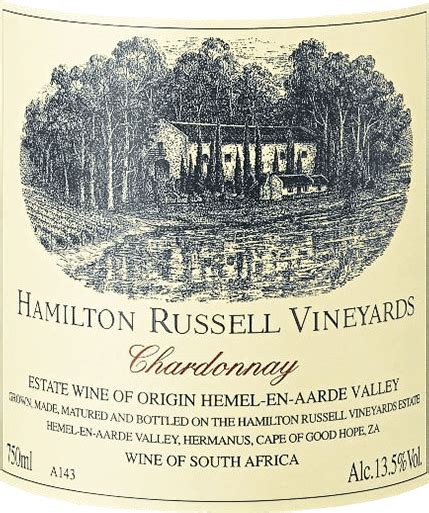 Chardonnay Heaven Earth Hamilton Russell VINELLO