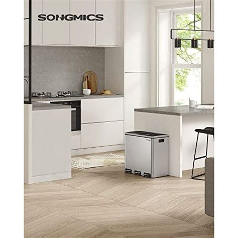 Кош за рециклиране Songmics 3 отделения Ltb54nl 3 X 18 L Emag Bg