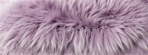Pink Fur Texture Top View Pink Sheepskin Background Fur Pattern