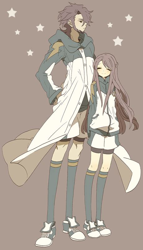 Kudou Fuyuka And Kudou Michiya Inazuma Eleven And 1 More Drawn By