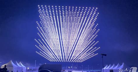 세계 최대 5293대 드론 군집비행 기네스 달성