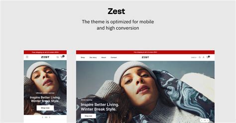 Zest A Flexible And Modern Design To Win Conversion Shopify Theme