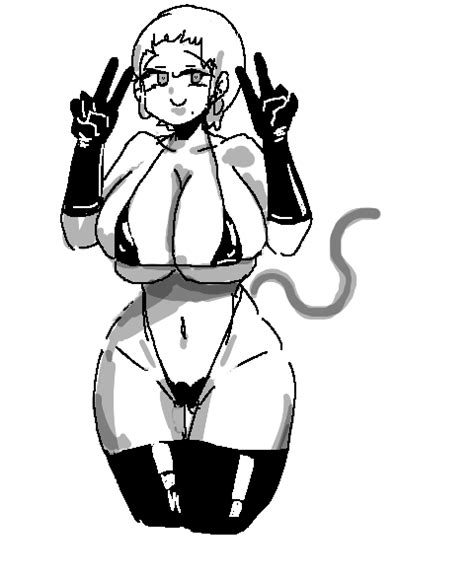 Rule 34 1girls Bikini Bob Cut Breasts Double V Half Closed Eyes Large Breasts Leebongchun Mole