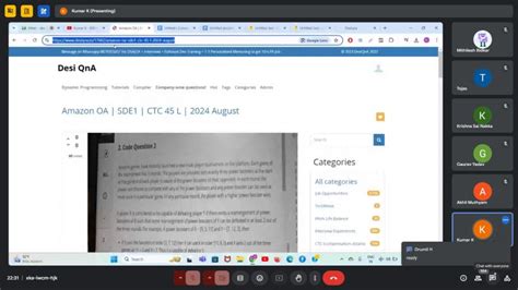 Mithilesh Bidkar On Linkedin Onlineassessment Binarysearch Hashmap