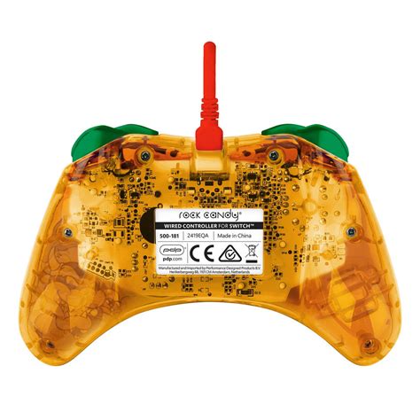 Nintendo Switch Pdp Gaming Rock Candy Lemon Bomb Bowser Controller