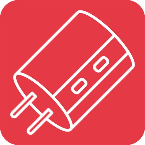 Capacitor Line Round Corner Background Icons Vector Art At Vecteezy
