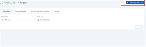 7 3 Creating Updating Contracts Using CSV Motadata ITSM User Guide