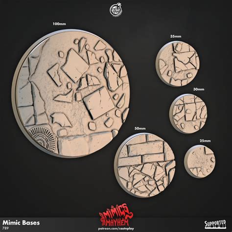 Mimic Bases Mimics Mayhem 3d Printed Base Cnp Shopee Thailand
