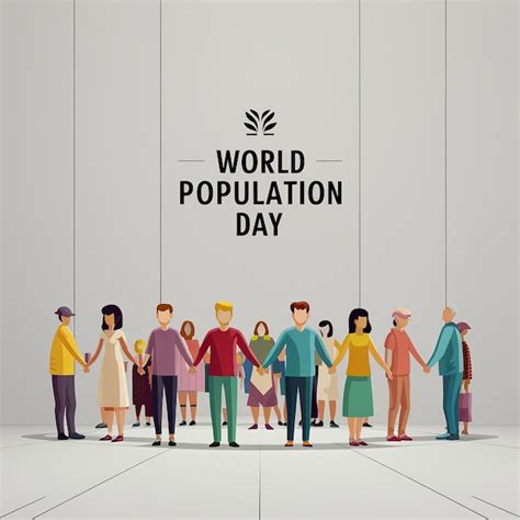 Premium Photo Illustration Of World Population Day Concept 11july