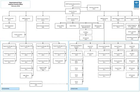 Organisational Chart United Nations Development Programme