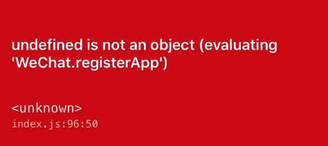 注册报错 Issue yorkie react native wechat GitHub