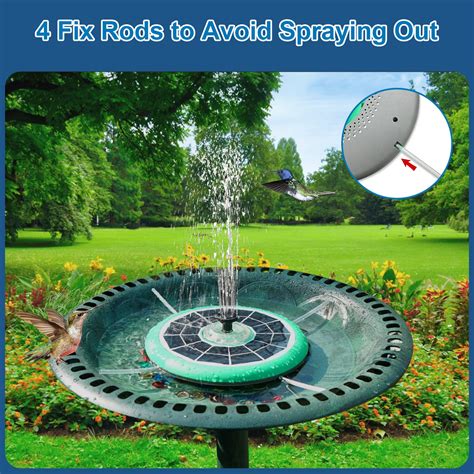 Gaizerl Solar Fountain Upgrade Ufo Style 5w Solar