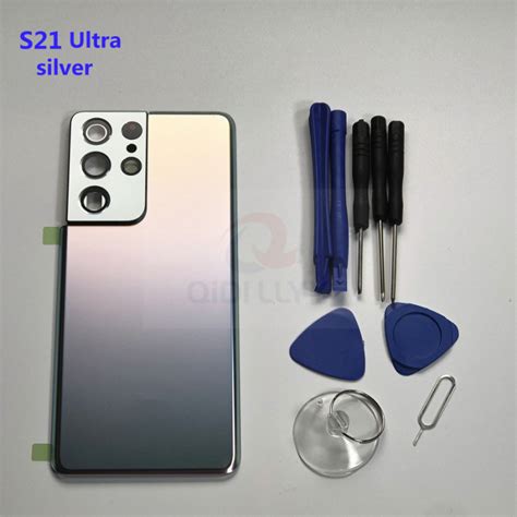 Replacement Rear Panel Battery Glass Back Door Cover For Samsung Galaxy