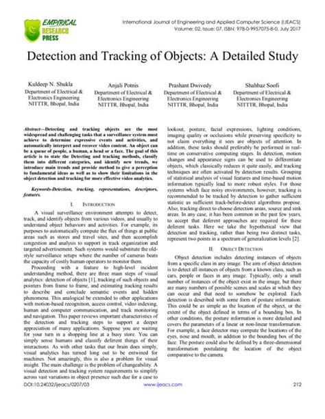 Object Tracking Presentation Pdf Artificial Intelligence Technology And Computing