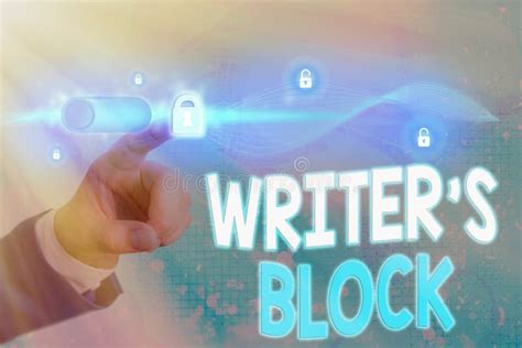Conceptual Hand Writing Showing Writer S Block Business Photo Text Condition Of Being Unable To