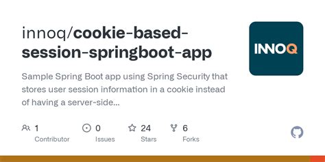 github innoq cookie based session springboot app sample spring boot app using spring security