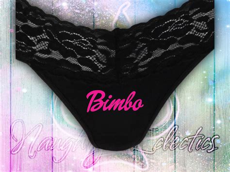 Bimbo Thong Slutwear Slutgear Etsy