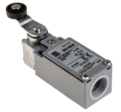 RS PRO RS PRO Roller Lever Limit Switch NO NC IP66 DPST Zinc