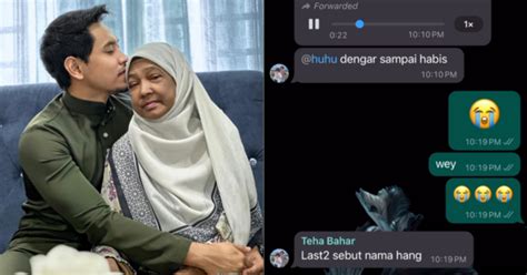 Khai Bahar Sebak Dengar Voice Note Arwah Ibu Untuk Kali Terakhir