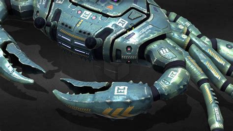 Robot Crab Mid Poly Game Ready Buy Royalty Free 3d Model By Endike [342cf31] Sketchfab Store