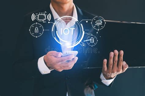 The Concept Of Internet Of Things Iot Devices And Network