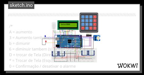 Circuito Com Senha Wokwi Esp32 Stm32 Arduino Simulator