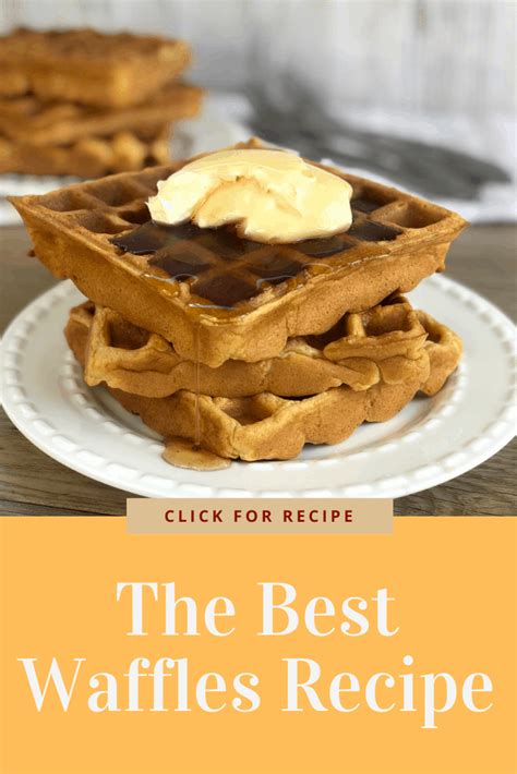 The Best Waffle Recipe Just A Mums Kitchen