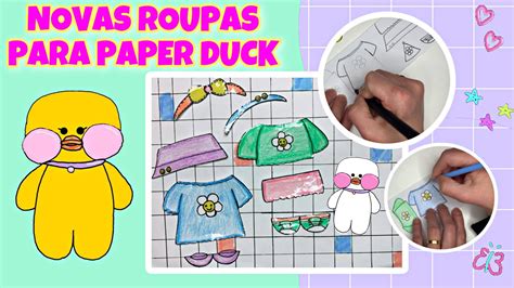 Roupas Para Paper Duck De Papel Como Fazer Roupi