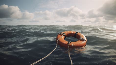 밧줄로 바다에서 구명 뗏목 생명선 사진 배경 일러스트 및 사진 무료 다운로드 Pngtree