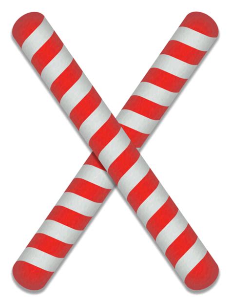 Candy Cane Stripes Christmas Alphabet Lettering Font Free