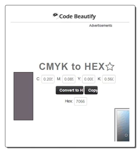 10 Best Free Online Cmyk To Hex Converter Websites