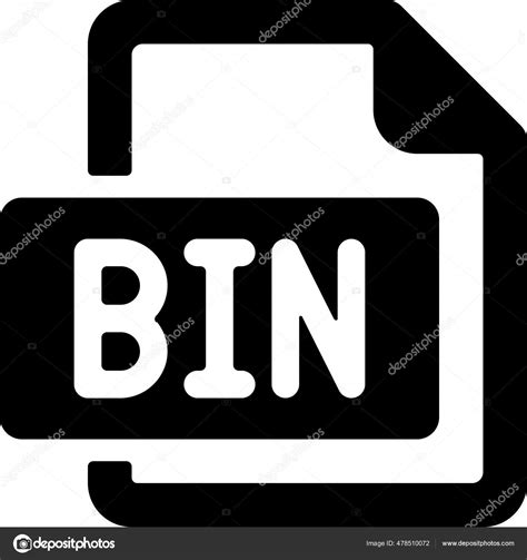 File Bin Code Icon Solid Style Stock Vector Image By ©iconfinder 478510072