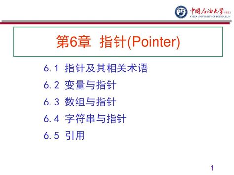 第6章 指针1word文档在线阅读与下载无忧文档
