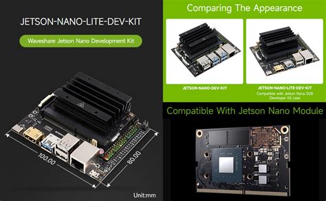 Waveshare Jetson Nano Developmentexpansion Kit Lite Version Optional Jetson Nano