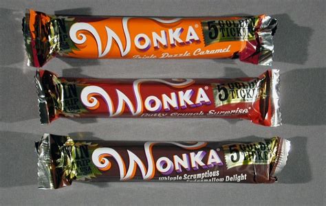 Willy Wonka Chocolate Bars Names