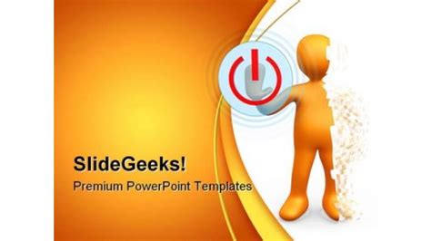 Man Powered PowerPoint Templates Slides And Graphics