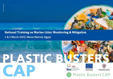 plastic busters cap organizes in egypt the national training on marine
