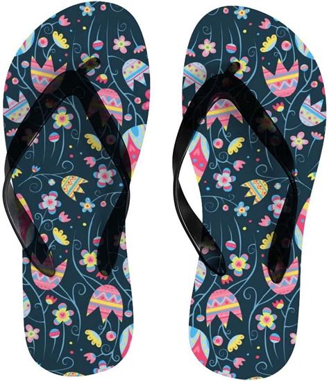 Gzhjmy Flip Flops Cute Vintage Ocean Sea Jellyfish Floral Flowers Thong