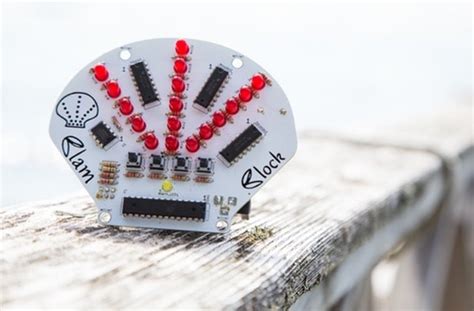Clamclock Diy Binary Timekeeper Video Geeky Gadgets