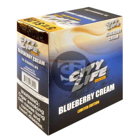 City Life Cigarillos 5 For 129 Blueberry Cream Limited Edition