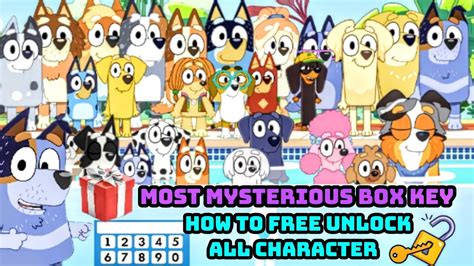 Bluey The Videogame Most Mysterious Box Key How To Free Unlock All