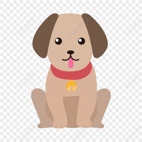 앉아있는 강아지 Png 일러스트 무료 다운로드 Lovepik