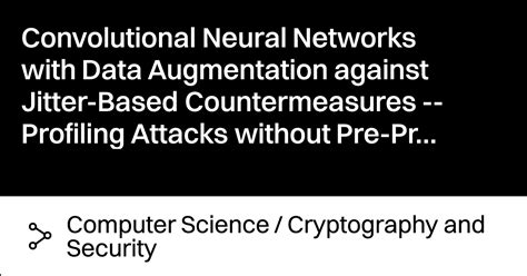 Convolutional Neural Networks With Data Augmentation Against Jitter Based Countermeasures